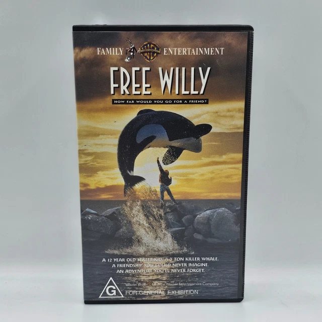 FREE WILLY VINTAGE VHS Tape Family Movie VG Condition Free Postage $19. ...