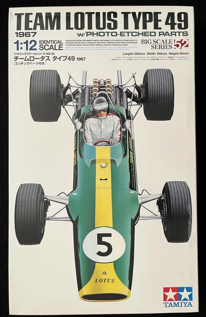 TAMIYA 12052 TEAM Lotus Type 49 1:12 EUR 160,00 - PicClick DE