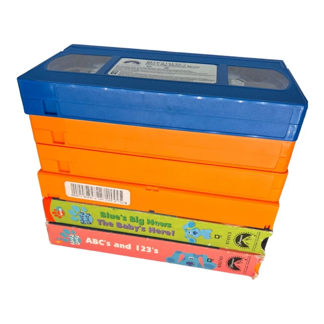 BLUE'S CLUES VHS Lot of 6 - Story Time Baby ABC's 123's £12.20 ...