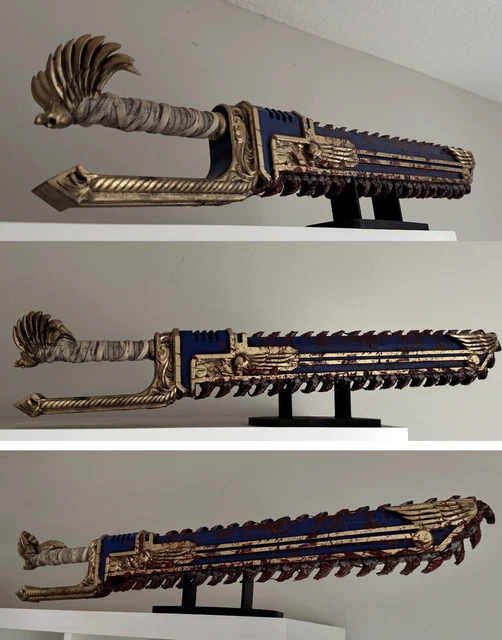 FINISHED WARHAMMER 40K Space Marine Chainsword 31" Cosplay Prop With ...