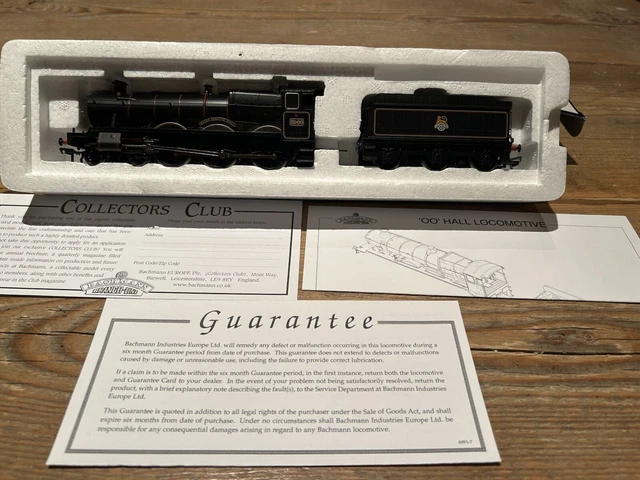 BACHMANN 32-002 - 5960 'Saint Edmund Hall' in BR black early emblem £58 ...