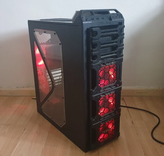 ANTEC DARK FLEET DF-85 ATX Full Tower Case - PC CASE - RARE - VINTAGE ...