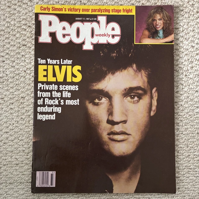 PEOPLE WEEKLY AUGUST 17, 1987 10 years later after the death of Elvis ...