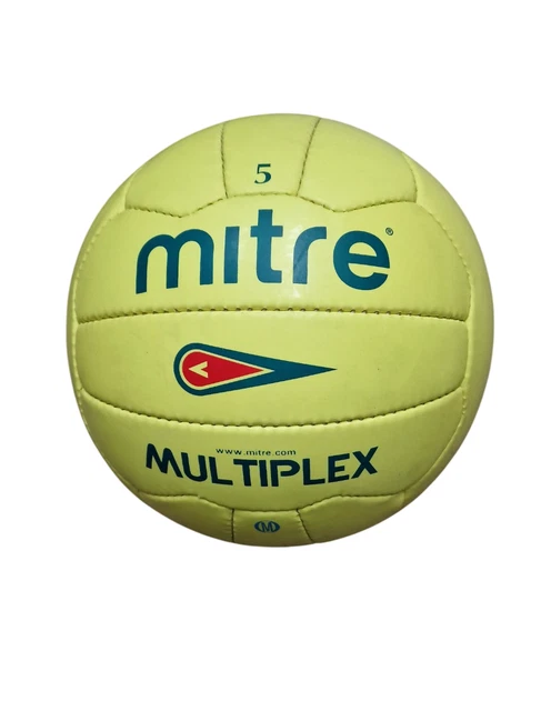 MITRE RETRO CLASSIC Multiplex yellow football Size 5 £19.99 - PicClick UK
