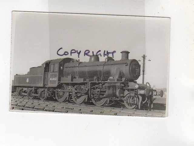 RAIL PHOTO LMS 260 46461 Haymarket shed edinburgh LNER NBR £2.69 ...
