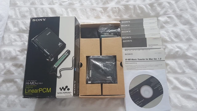 SONY MZ-RH1 MINIDISC Recorder Player HI-MD Walkman MP3 Digital - Boxed ...