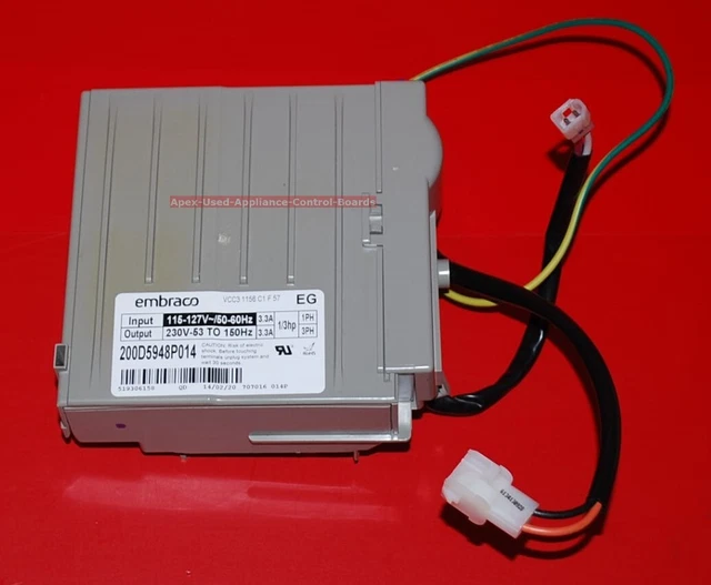 GE REFRIGERATOR COMPRESSOR Control Unit Part - # VCC3 1156 C1 F 57 $119 ...