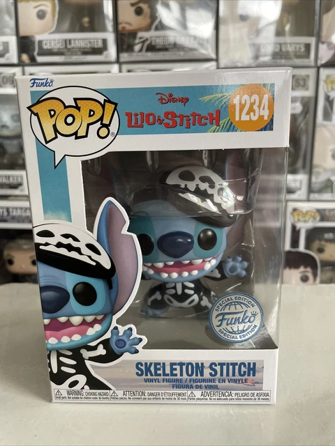 SKELETON STITCH #1234 Disney Lilo & Stitch Pop! Special Edition Funko ...