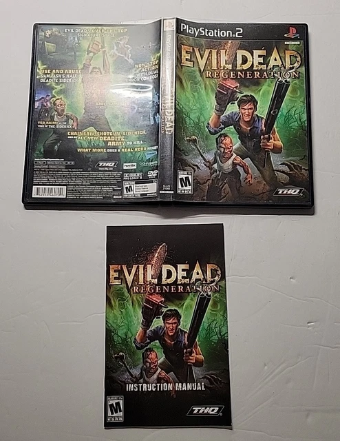 EVIL DEAD:REGENERATION PLAYSTATION 2 PS2 Case &Instructions No Disc ...