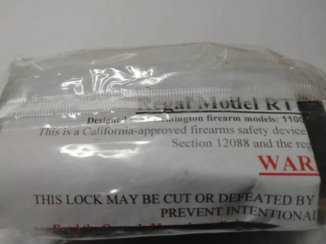 REGAL MODEL RTL06 Shotgun Trigger Guard Lock w/ 2 Keys & Instruc for ...