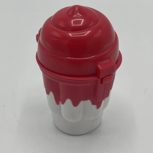 MCDONALD'S HAPPY MEAL Toy Flip Top Food Spinners 1995 Milkshake Working ...