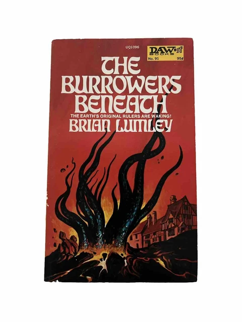 THE BURROWERS BENEATH - Brian Lumley Paperbk Daw 1974 1st Print ...