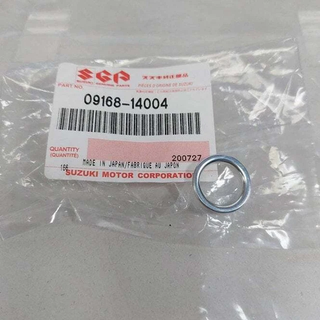 SUZUKI GENUINE WASHER/GASKET - Sump Bolt Metal 14x19.2x2 (09168-14004 ...