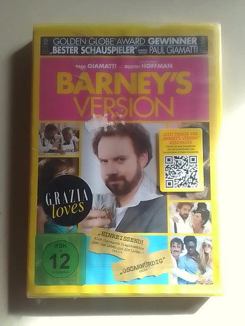 DVD SPIELFILM Barney's Version. Paul Giamatti Dustin Hoffman FSK ab 12 ...