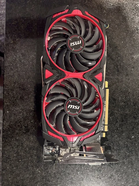 MSI AMD RADEON RX 580 ARMOR MK2 OC 8GB GDDR5 Graphics Card $70.00 ...