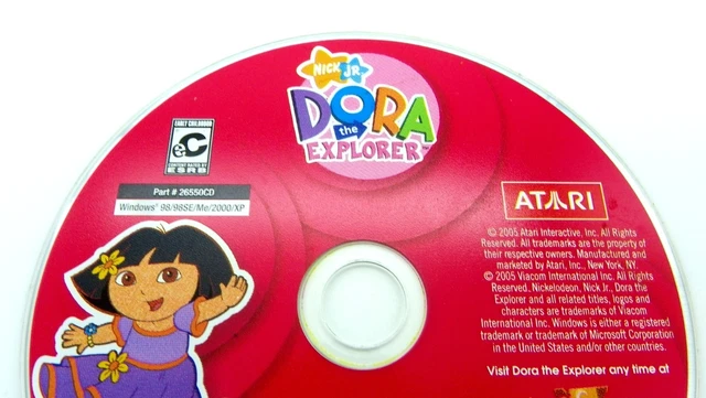 NICK JR DORA The Explorer Dance To The Rescue Atari 2005 PC CD-ROM Disc ...