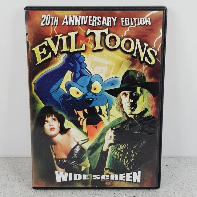EVIL TOONS 20TH Anniversary Edition (DVD, 1994) - Region 0 RARE $55.00 ...