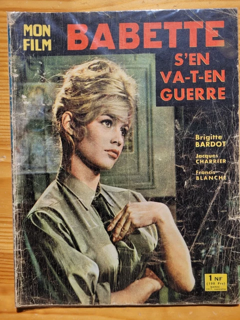 BRIGITTE BARDOT LOT De 2 Magazines Mon Film Futures Vedettes Babette ...