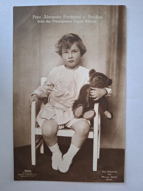 AK POSTKARTE ADEL Prinz Alexander Ferdinand von Preußen 19257 EUR 12,00 ...