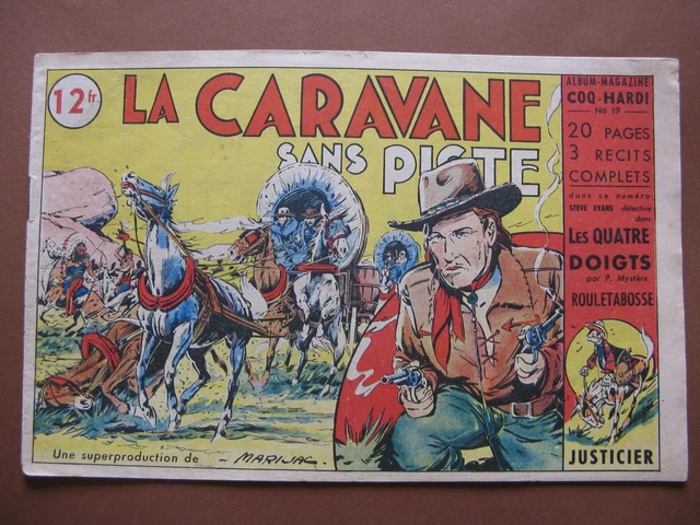 ALBUM-MAGAZINE COQ-HARDI N° 19 La caravane sans piste EUR 20,00 ...