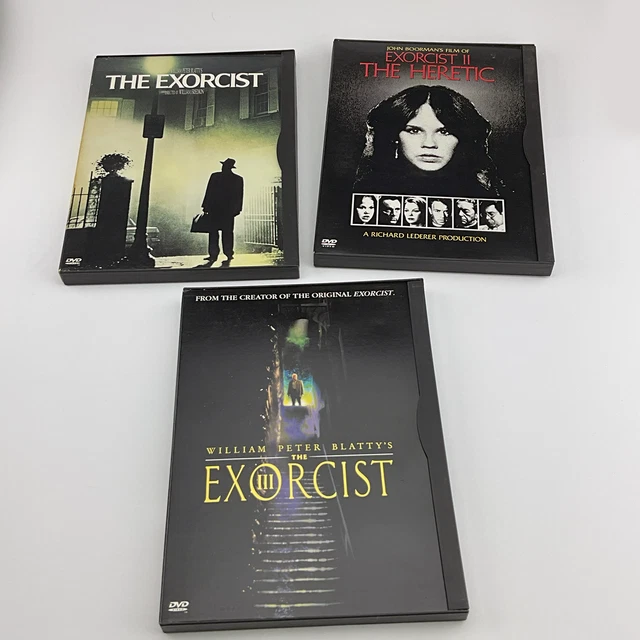 THE EXORCIST_EXORCIST II: The Heretic_The Exorcist III_3 Movie DVD Set ...