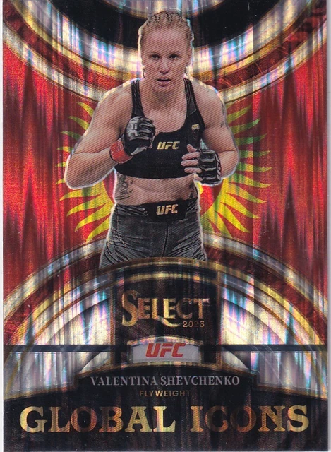PANINI UFC SELECT 2023 21 Valentina Shevchenko Icônes Global Argent ...