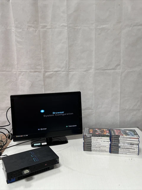 SONY PLAYSTATION 2 PS2 Console with x18 Games #250 £19.95 - PicClick UK