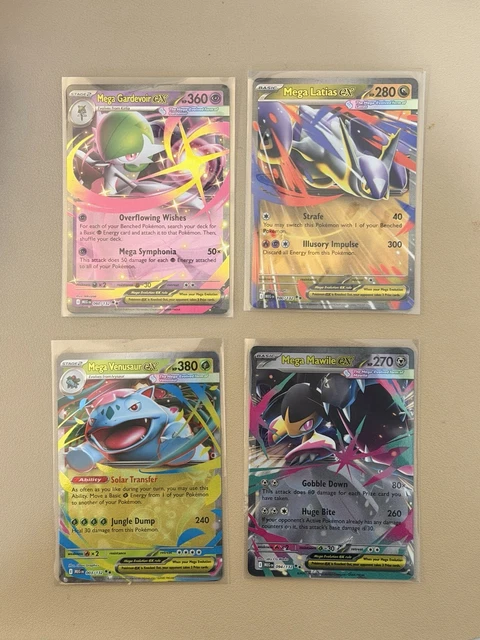 MEGA EVOLUTION EX Bundle-Mega Gardevoir/Mega Latias/Mega Mawile/Mega ...
