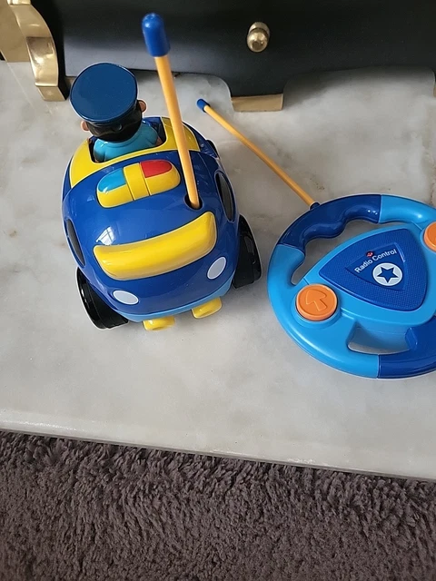 REMOTE CONTROL CAR for Toddlers with Sound and Light, RC Police Car ...