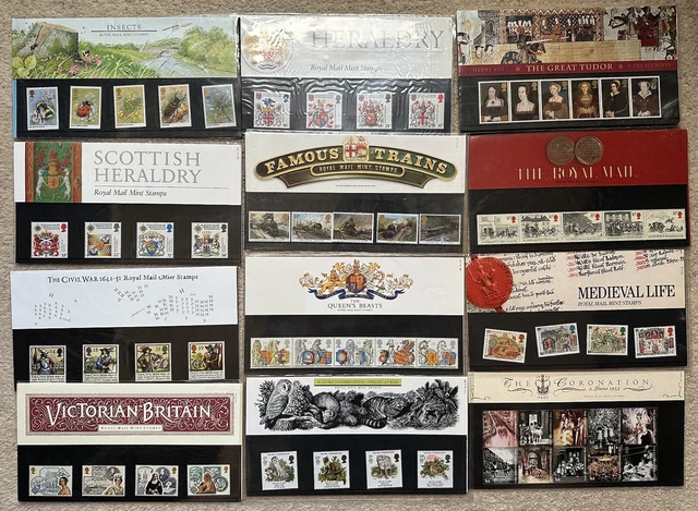 ROYAL MAIL MINT Stamps - 19 Presentation Packs Of Various Themes ...