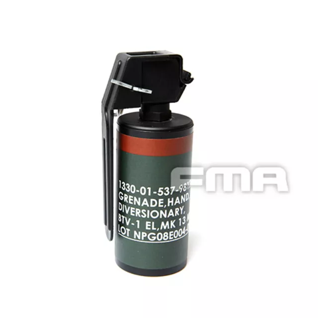 FMA MK13 FLASH Bang Stun Grenade Model Dummy Wargame Airsoft Hunting ...