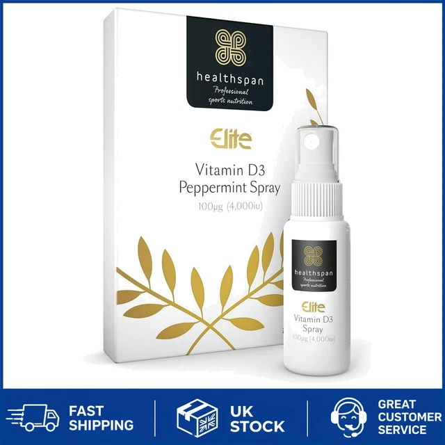 VITAMIN D3 SPRAY 15ml | 4000iu for Bones & Muscles | Peppermint £25.95 ...
