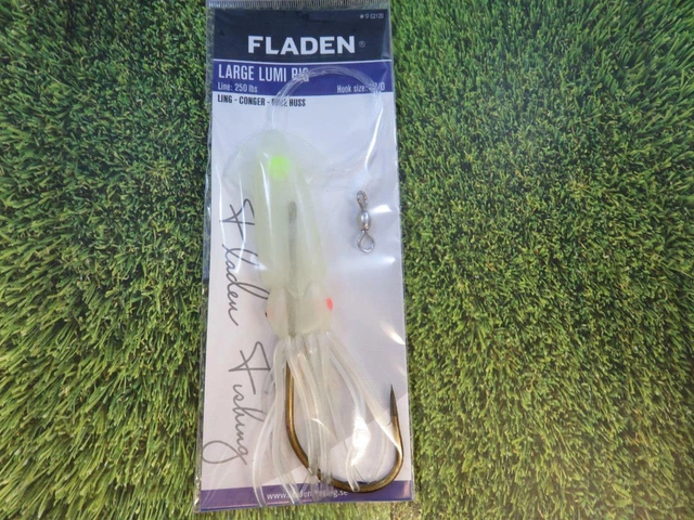 1 PLAQUETTES DE Calmar Lumineuses Jumbo 12/0 Ling Conger Bull Huss ...