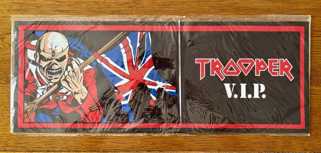 IRON MAIDEN: ROBINSONS ‘Trooper - Pre-Show VIP’ Rubber Backed Beer Bar ...