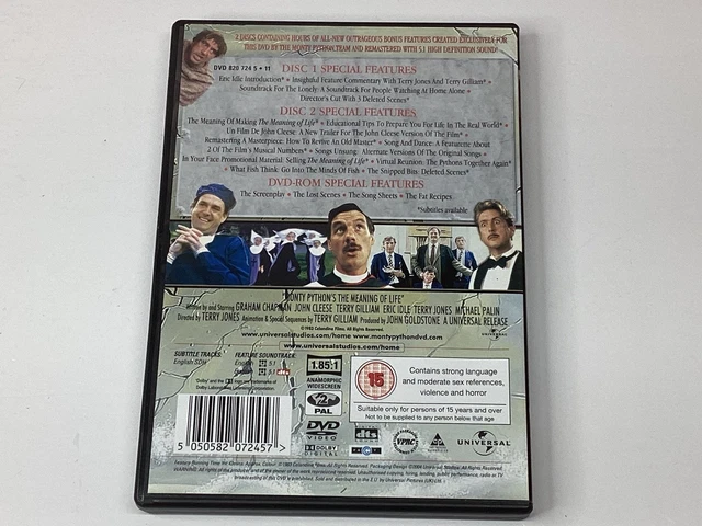 MONTY PYTHON'S THE Meaning of Life DVD 2 Disc Special Edition 1983 $6. ...