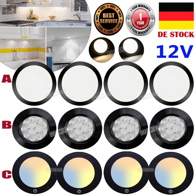 LED 12V DECKENLEUCHTE Wohnwagen Wohnmobil Innenraumleuchte ...