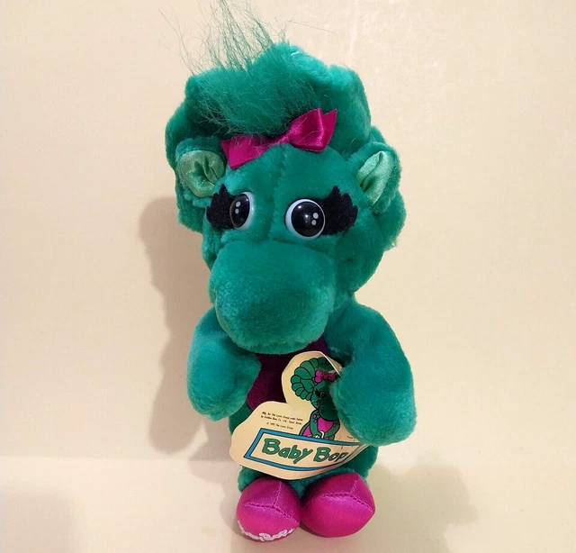 NEW VTG 1992 9" Baby Bop Plush Barney Lyons Group Dinosaur Stuffed Toy ...