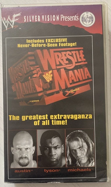 *RARE* WWF WRESTLEMANIA 14 VHS (1998) Stone Cold Steve Austin Mike ...