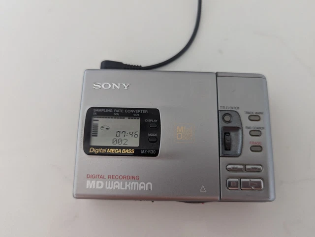 SONY MZ R30 portable minidisc player / Recorder £42.72 - PicClick UK