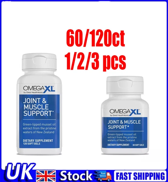 OMEGA XL 60/120 Capsules - Green Lipped Mussel New Zealand Omega 3 ...