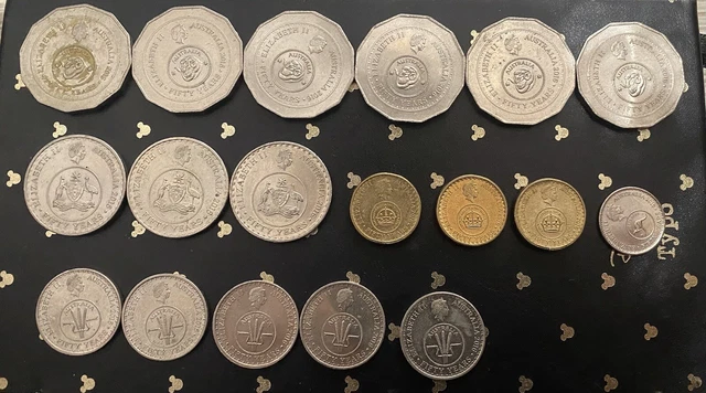 2016 AUSTRALIAN CHANGE Over Coins X18 Circulated $25.00 - PicClick AU