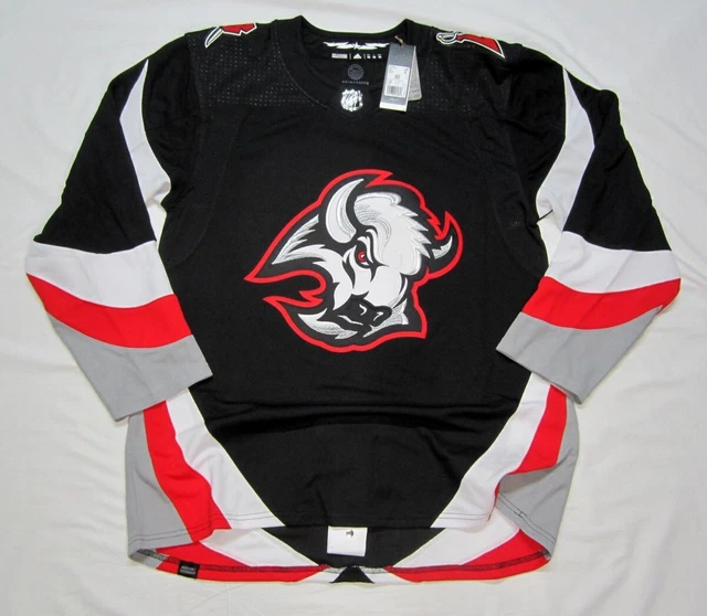 BUFFALO SABRES SIZE 56 = XXL Alternate style GOAT HEAD Adidas NHL ...