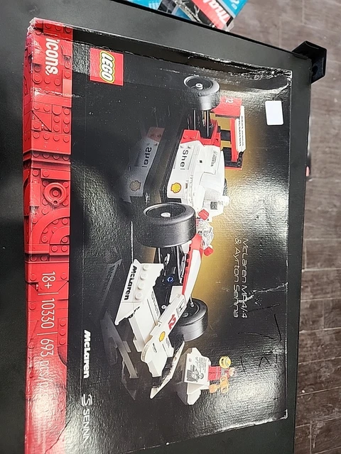 LEGO ICONS 10330 McLaren MP4/4 & Ayrton Senna (693 Pcs) Formula One ...