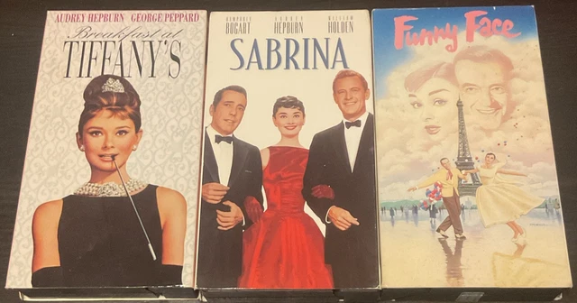 AUDREY HEPBURN VHS Collection- Funny Face - Sabrina - Breakfast at ...