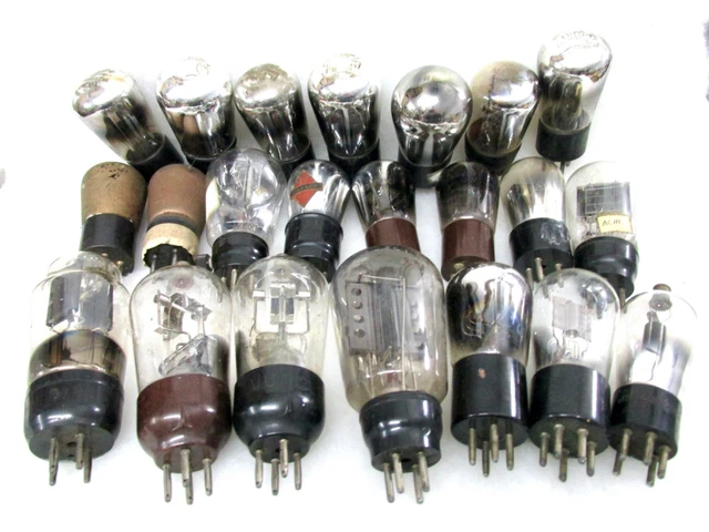 EARLY 4/5 PIN Base Valves Job Lot - Mullard, Cossor, Philips Etc. 22 ...