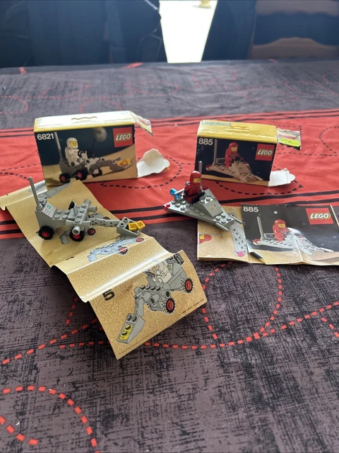 LEGO ANCIEN 6821 , 885 , avec notices et boites , lego city , espace ...