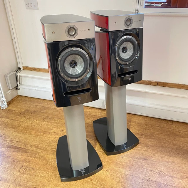 FOCAL DIABLO UTOPIA III Speakers In Red, Including Stands - UK Focal ...