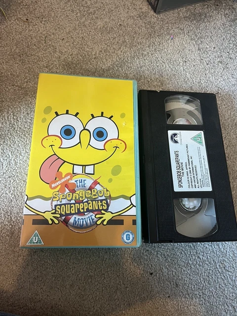 SPONGEBOB SQUAREPANTS THE Movie VHS Tape (2005) RARE Nickelodeon ...