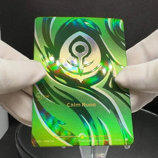 RIFTBOUND LEAGUE OF Legends English RUNE card set Fury Mind Calm Body ...
