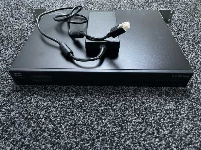 CISCO ISR4321/K9 INTERGRATED Services Router + Brackets £40.00 ...